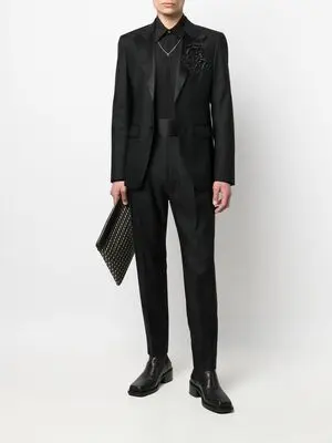 Dsquared2 High-waisted Tailored Tuxedo Trousers