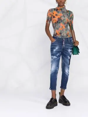 Dsquared2 Distressed Skinny Jeans