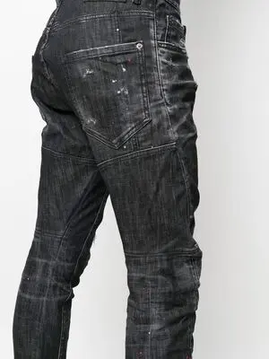 Dsquared2 Distressed Straight-leg Jeans
