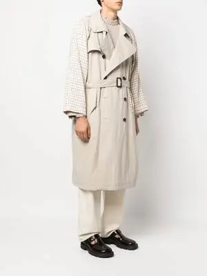 MAISON MARGIELA Spliced Belted Trench Coat