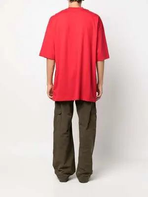 Marni Logo-print Cotton T-shirt - Red