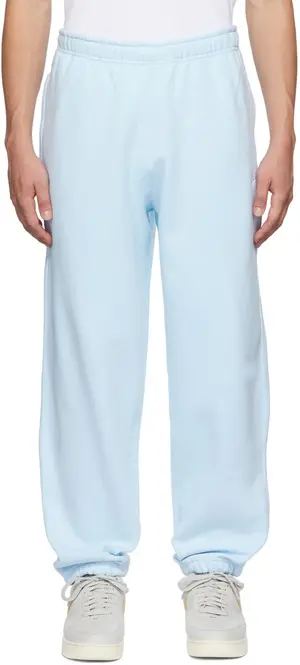 Nike Nike Blue Solo Swoosh Lounge Pants - Celestine Blue/white