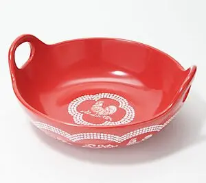 TEMP-TATIONS Doodle Doo 3-qt Deep Serving Bowl With Handles - One-color