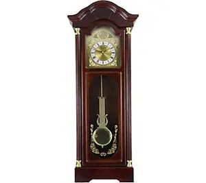 BEDFORD CLOCK COLLECTION Bedford Clock 33' Antiqued Cherry Oak Finish Wa Ll Clock/chime - One-color