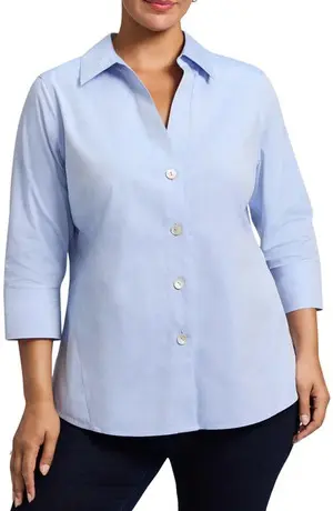 Foxcroft 3/4 Sleeve Shirts For Women
