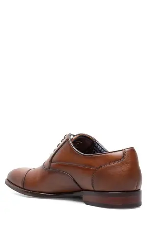 STACY ADAMS Kallum Cap Toe Oxford - Cognac