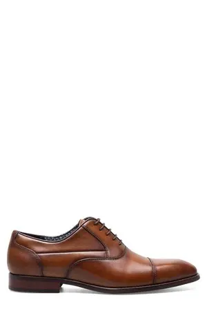 STACY ADAMS Kallum Cap Toe Oxford - Cognac