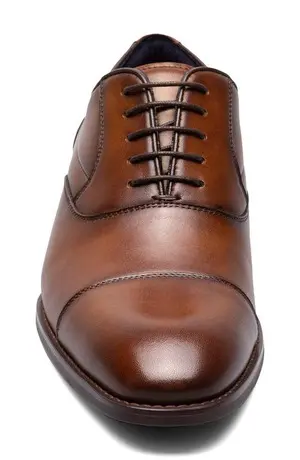 STACY ADAMS Kallum Cap Toe Oxford - Cognac