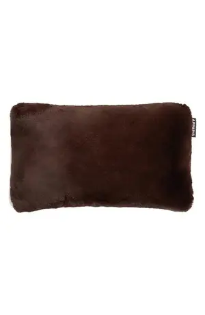 Apparis Cicly Faux Fur Accent Pillow - Espresso