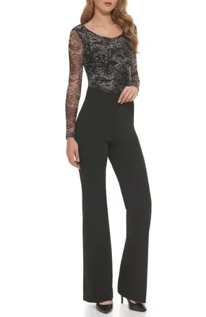 Dkny High Waist Wide Leg Linen Pants