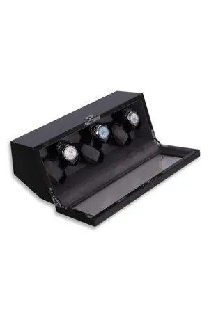 BEY-BERK Oyster 6-watch Winder & Case