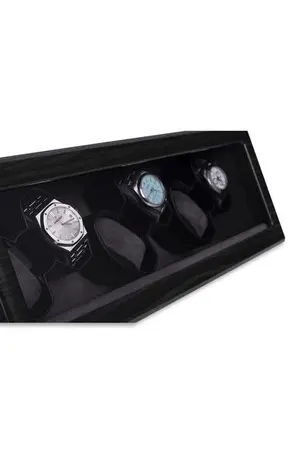 BEY-BERK Oyster 6-watch Winder & Case