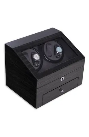 BEY-BERK Daytona Four-watch Winder & Case - Grey