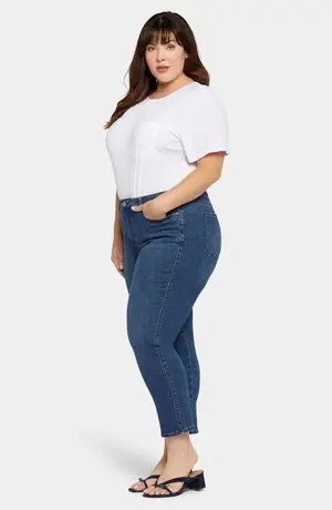 NYDJ Stella High Waist Ankle Tapered Jeans - Rendezvous
