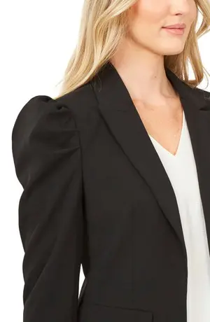 CECE DUPRAZ Puff Shoulder Ponte Blazer