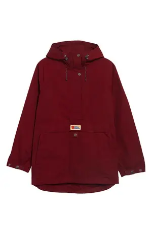 Fjallraven Anorak Jacket Bordeaux Red