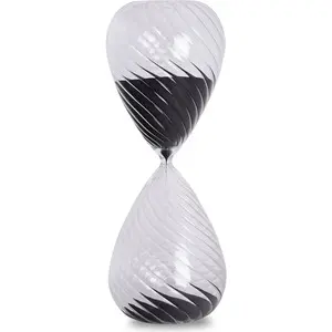 BEY-BERK 90-minute Hourglass Sand Timer - Black