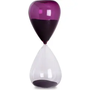BEY-BERK 90-minute Hourglass Sand Timer - Purple