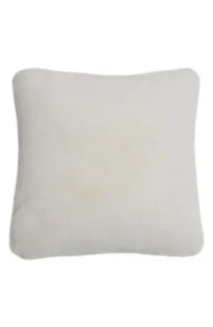 Apparis Brenn Faux Fur Accent Pillow Cover Ivory