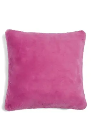 Apparis Brenn Faux Fur Accent Pillow Cover Sugar Pink