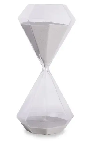 BEY-BERK 45-minute Hourglass Sand Timer - Grey