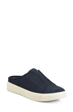 SOFFT Beekon Snake Embossed Mule Sneakers Navy