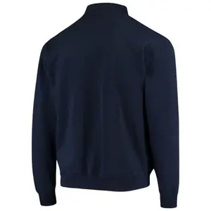 COLOSSEUM Montana State Bobcats Tortugas Logo Quarter-zip Jacket - Navy