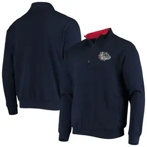 COLOSSEUM Gonzaga Bulldogs Tortugas Logo Quarter-zip Jacket - Navy