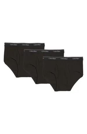 Calvin Klein 3-pack Cotton Classics Briefs - Black