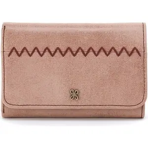 Hobo Jill Leather Trifold Wallet Hazel