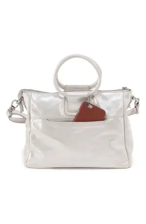 Hobo Sheila Medium Satchel - Silver