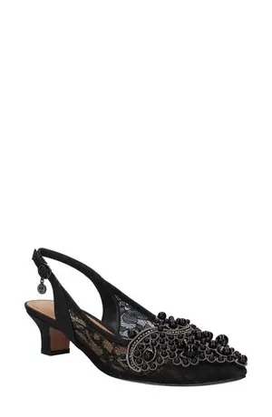 J. Reneé Strovanni Slingback Pump - Black
