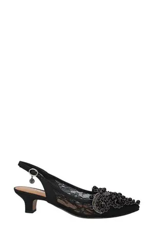 J. Reneé Strovanni Slingback Pump - Black