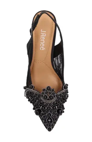J. Reneé Strovanni Slingback Pump - Black