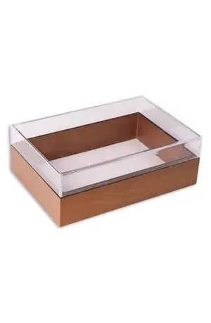 BEY-BERK Arno Storage Valet - Brown