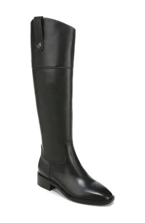 Sam Edelman Drina Leather Knee High Boot Black