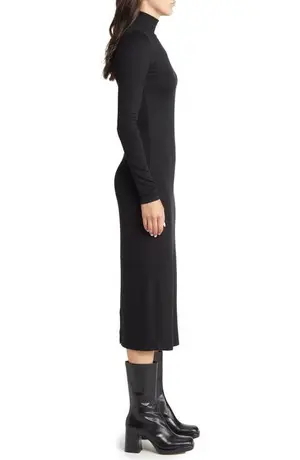 Rag & Bone Mock Neck Long Sleeve Sweater Dress