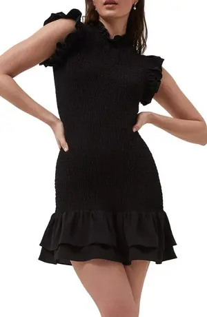 French Connection Verona Smocked Minidress
