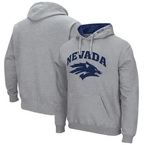 COLOSSEUM Nevada Wolf Pack Arch And Logo Pullover Hoodie