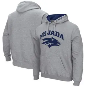 COLOSSEUM Nevada Wolf Pack Arch And Logo Pullover Hoodie
