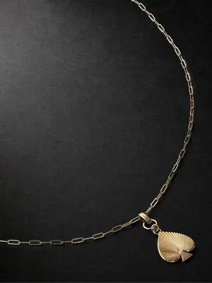 FOUNDRAE Spade Medium 18-karat Necklace - Gold