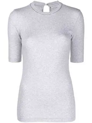 Brunello Cucinelli Chain-link Top - Grey