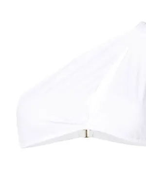 AMIR SLAMA One-shoulder Bikini Set - White