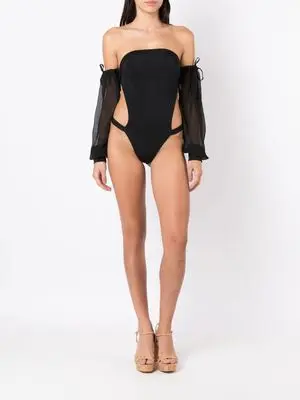 AMIR SLAMA Off-shoulder Swimsuit