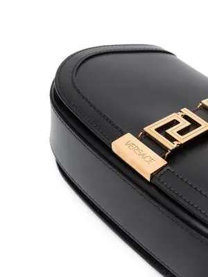 Versace Greca Goddess Shoulder Bag - Black