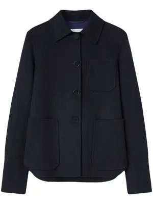 JIL SANDER Cashmere Shirt Jacket - Blue