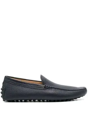 TOD'S Gommino Leather Loafers - Blue
