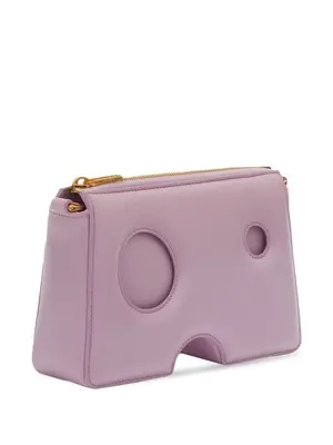 Off-White Burrow Leather Shoulder Bag - Pink