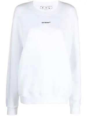 Off-White Tie-dye Arrow Sweatshirt - White