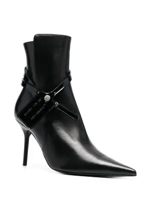 Off-White Nappa Ankle Boots